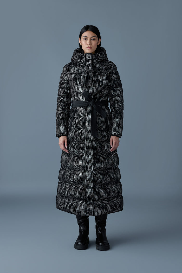 Calina-FLP, flocked down maxi coat | Mackage® Canada