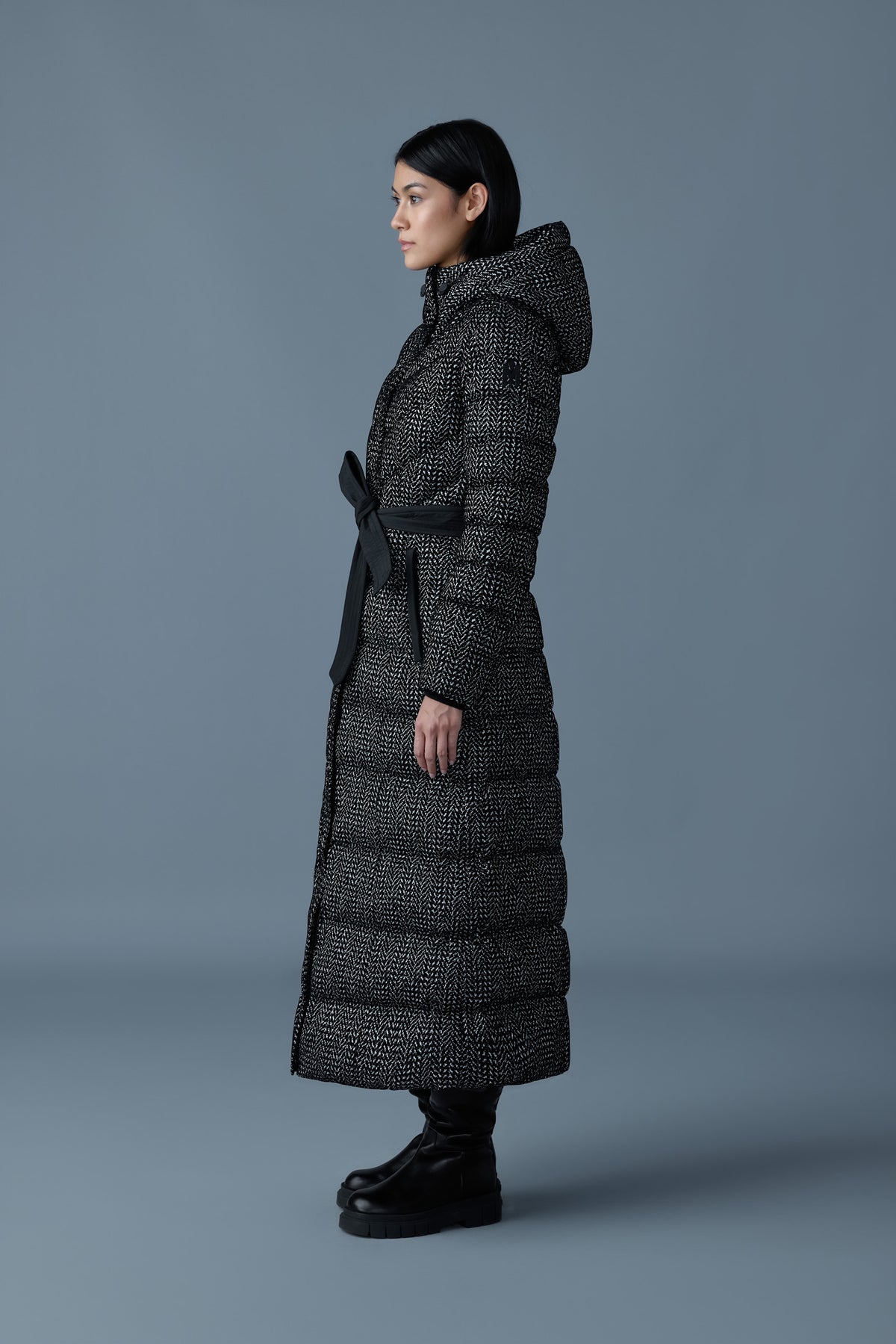 Calina-FLP, flocked down maxi coat | Mackage® Canada