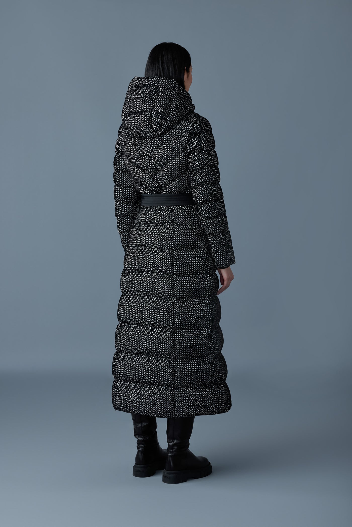 Calina-FLP, flocked down maxi coat | Mackage® Canada