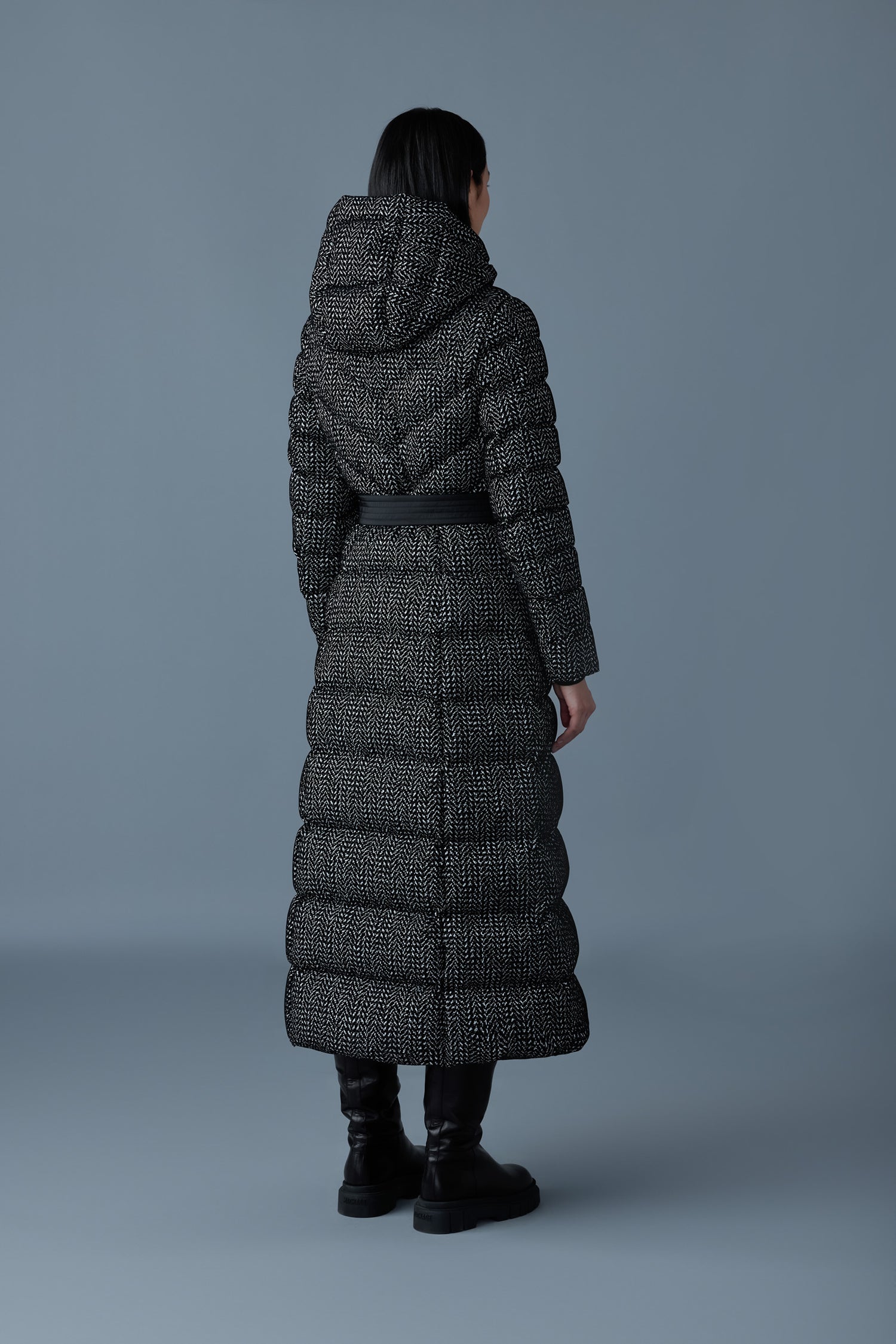 Calina-FLP, flocked down maxi coat | Mackage® Canada