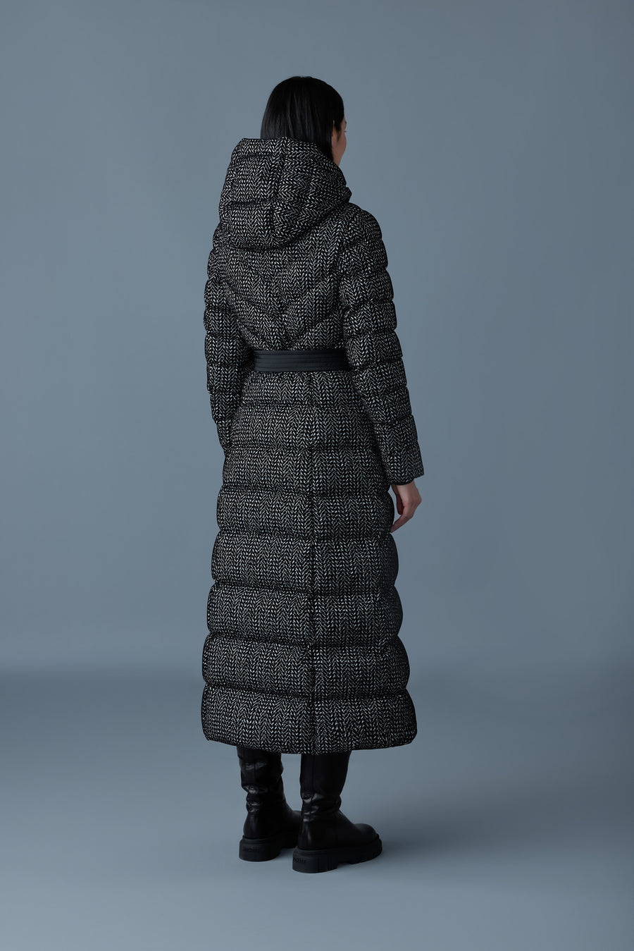 Calina-FLP, flocked down maxi coat | Mackage® Canada