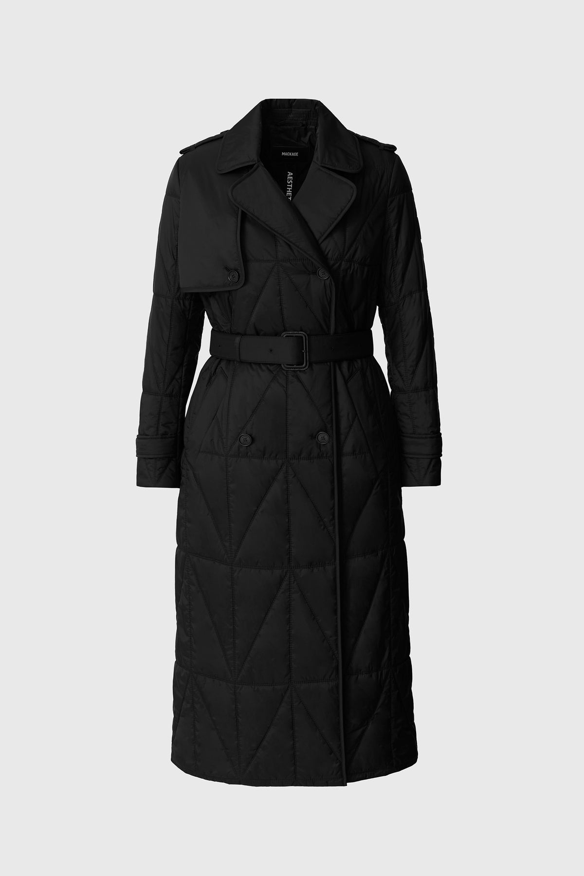 MAVIS Quilted Maxi Trench Coat for Women | Mackage Canada