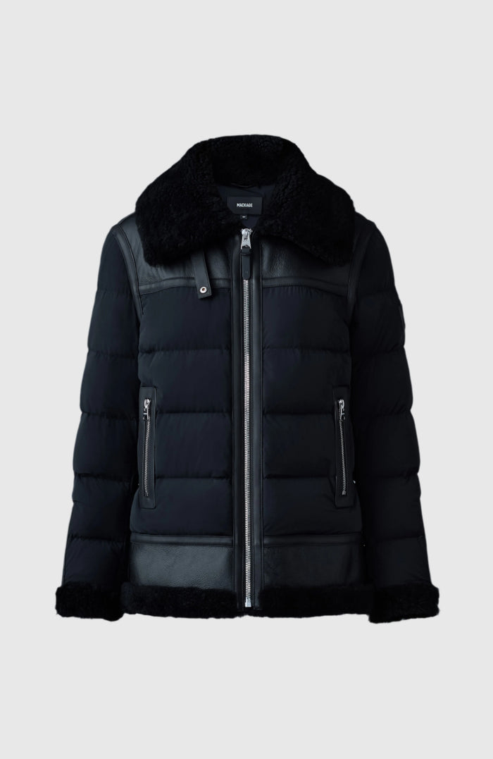 Women's Shearling Jacket - Sheepskin & Coats with Shearling Trim ...